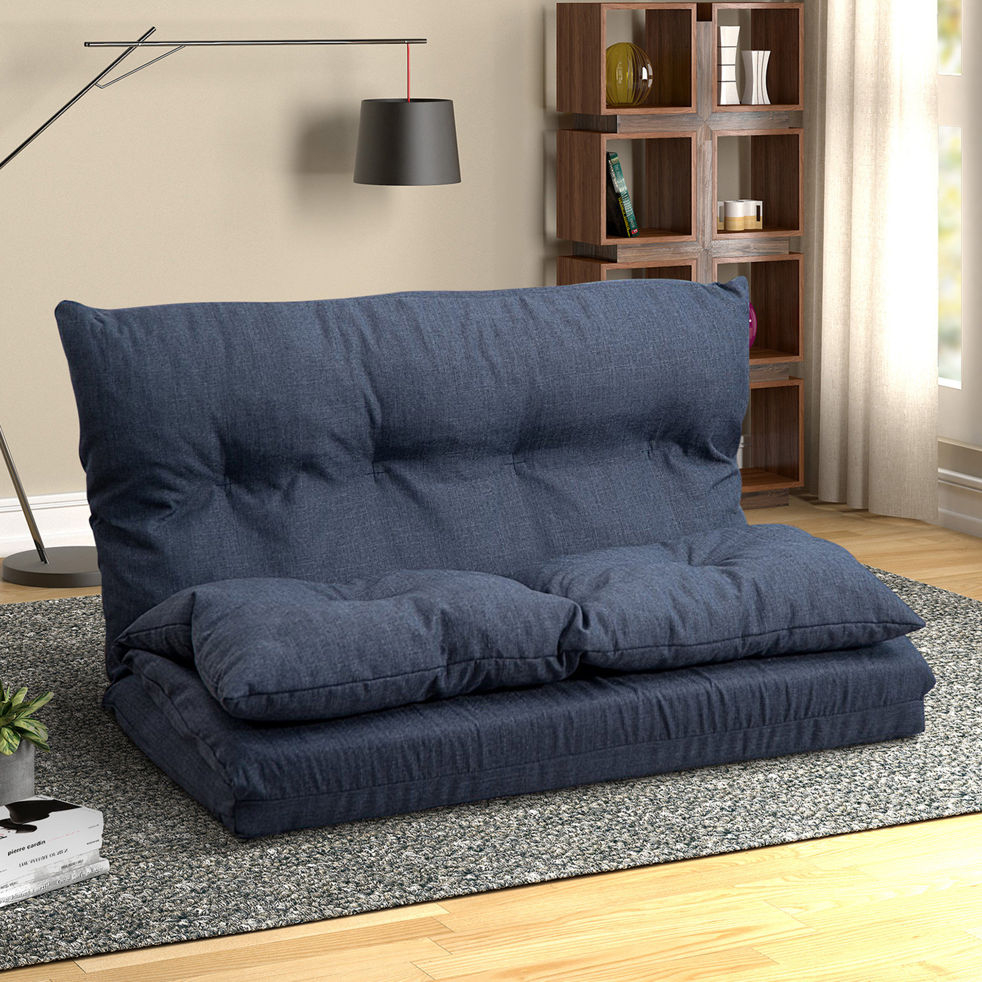 White Noise Alvin 4.3" Memory Foam Twin Size Futon Mattress | Wayfair