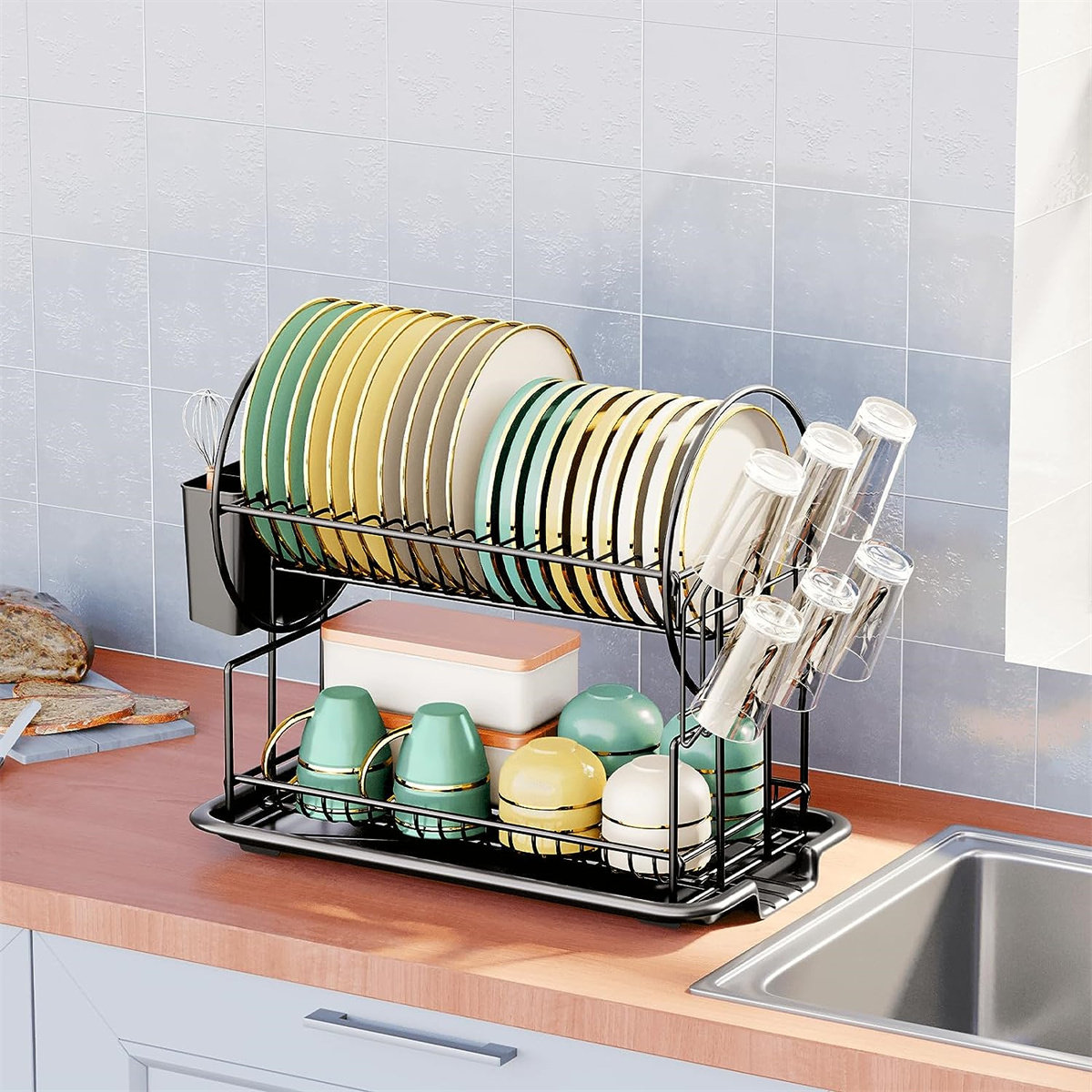 YITAHOME Adjustable Dish Rack - Wayfair Canada