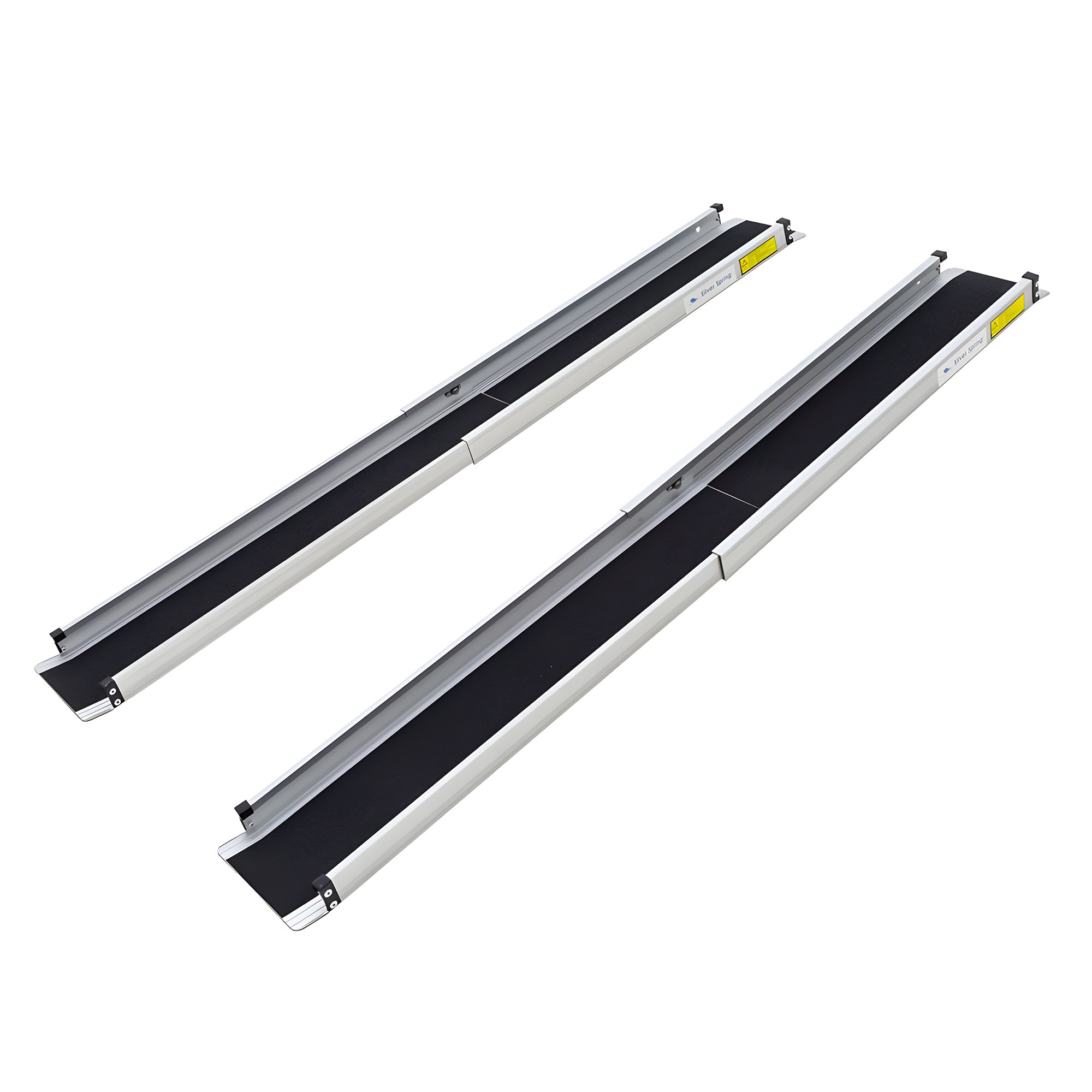 Black Widow Silver Spring Telescoping Track Ramp, 3'-5' Portable ...
