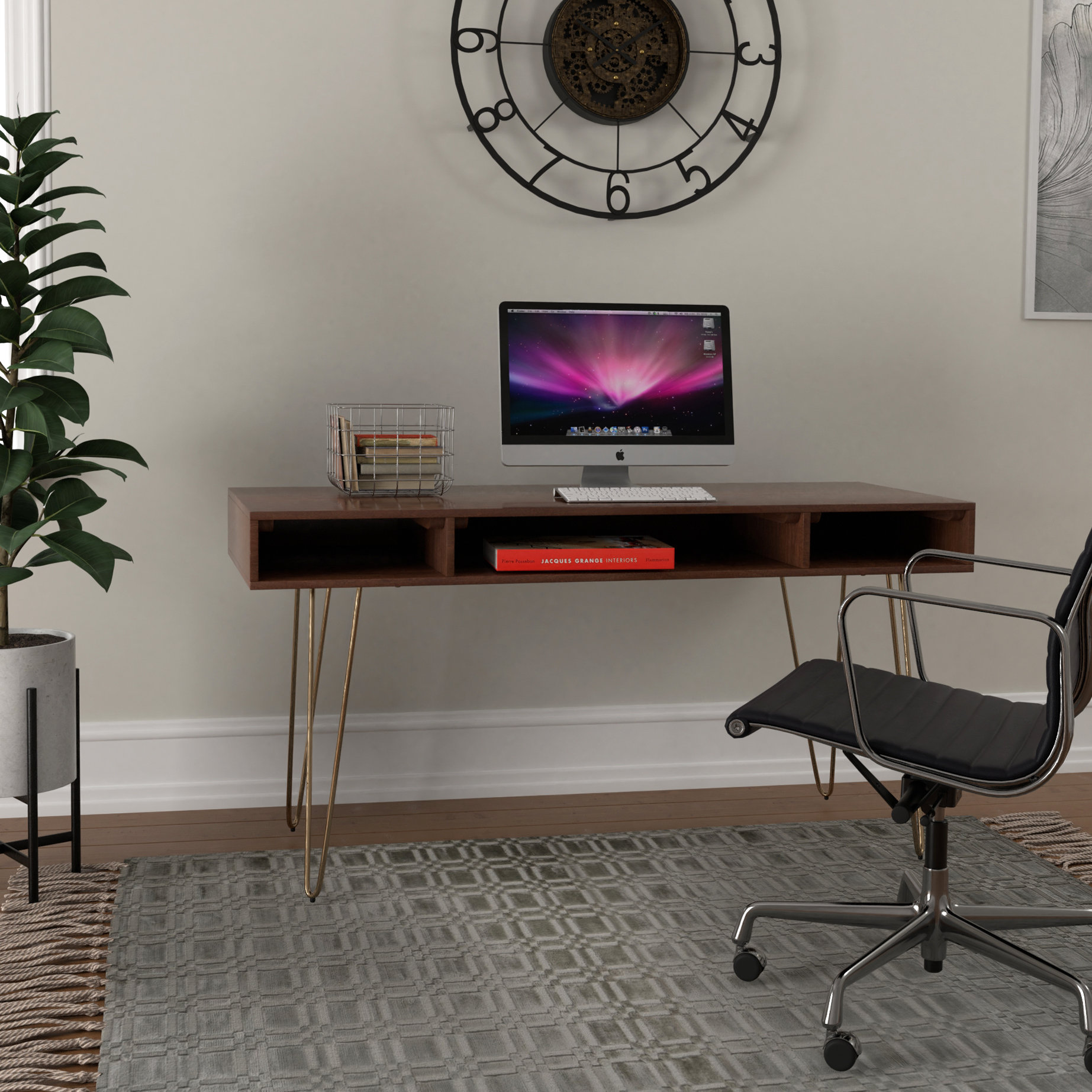 Simpli Home Hunter Desk & Reviews | Wayfair