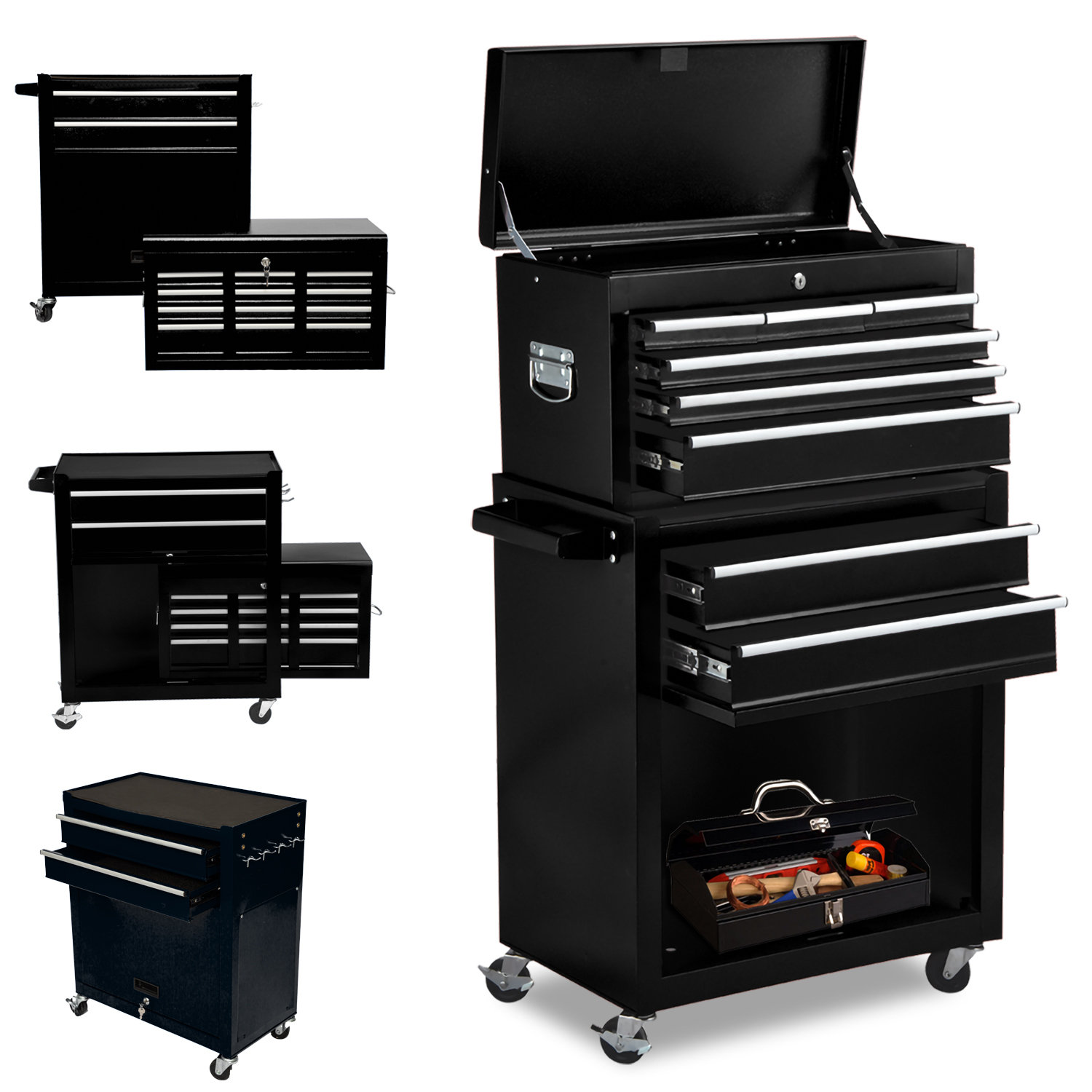 WFX Utility™ High Capacity Rolling Tool Box & Reviews | Wayfair