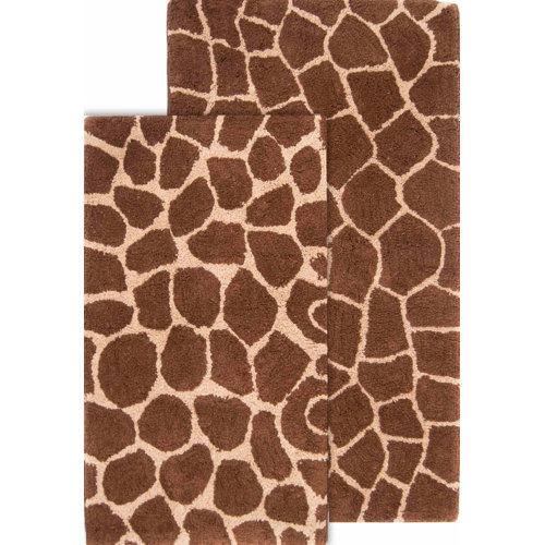 Animal Print Bath Rugs & Mats You'll Love | Wayfair