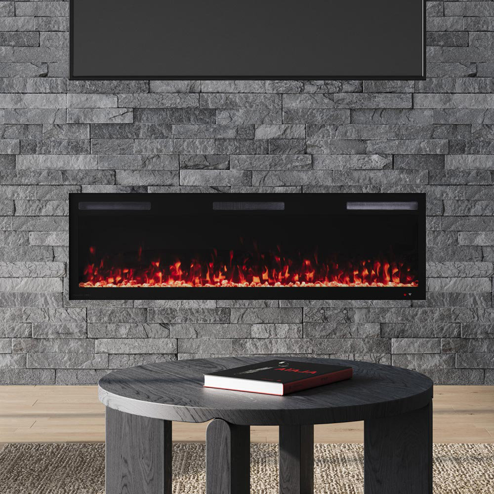 Modern Ember Vibrance Smart Linear Electric Fireplace Insert, Multi ...