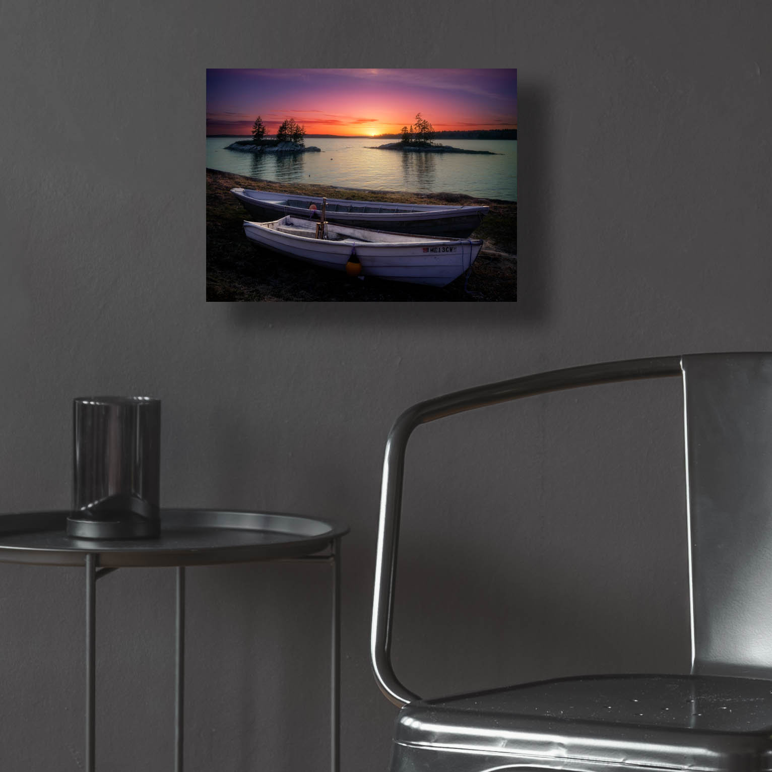 Breakwater Bay 'Spring Sunset Lookout Point' by Rick Berk Acrylic Glass ...