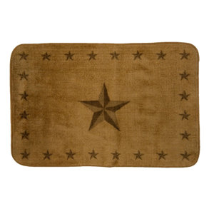 Paseo Road by HiEnd Accents Rustic Star Brown Tan Western Southwestern ...