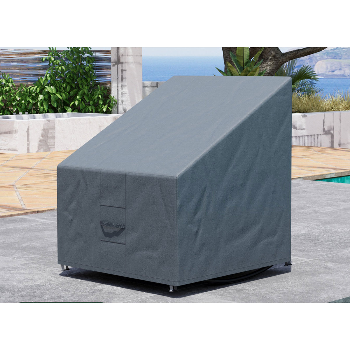 Rebrilliant Outdoor Rocking Chair Cover, Heavy-duty Waterproof Patio ...