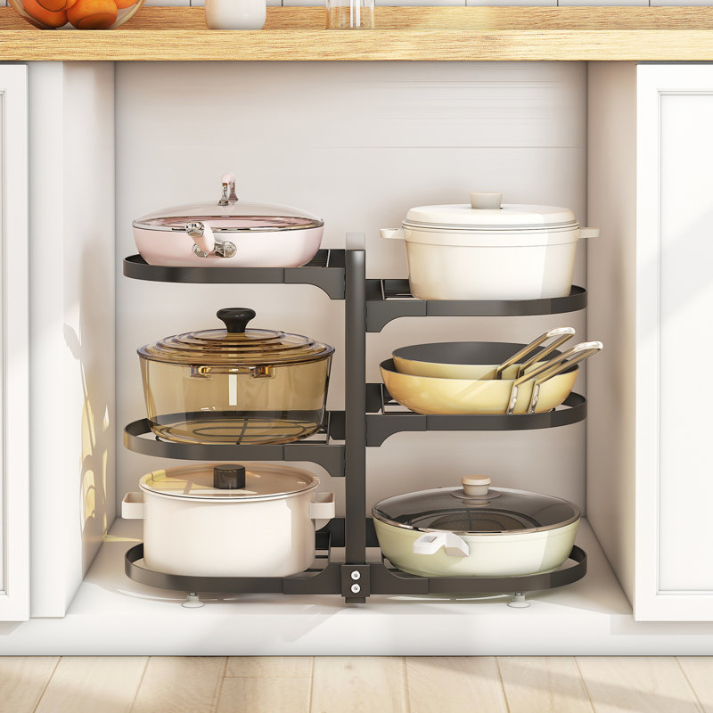 Prep & Savour Metal Freestanding Pot Rack | Wayfair