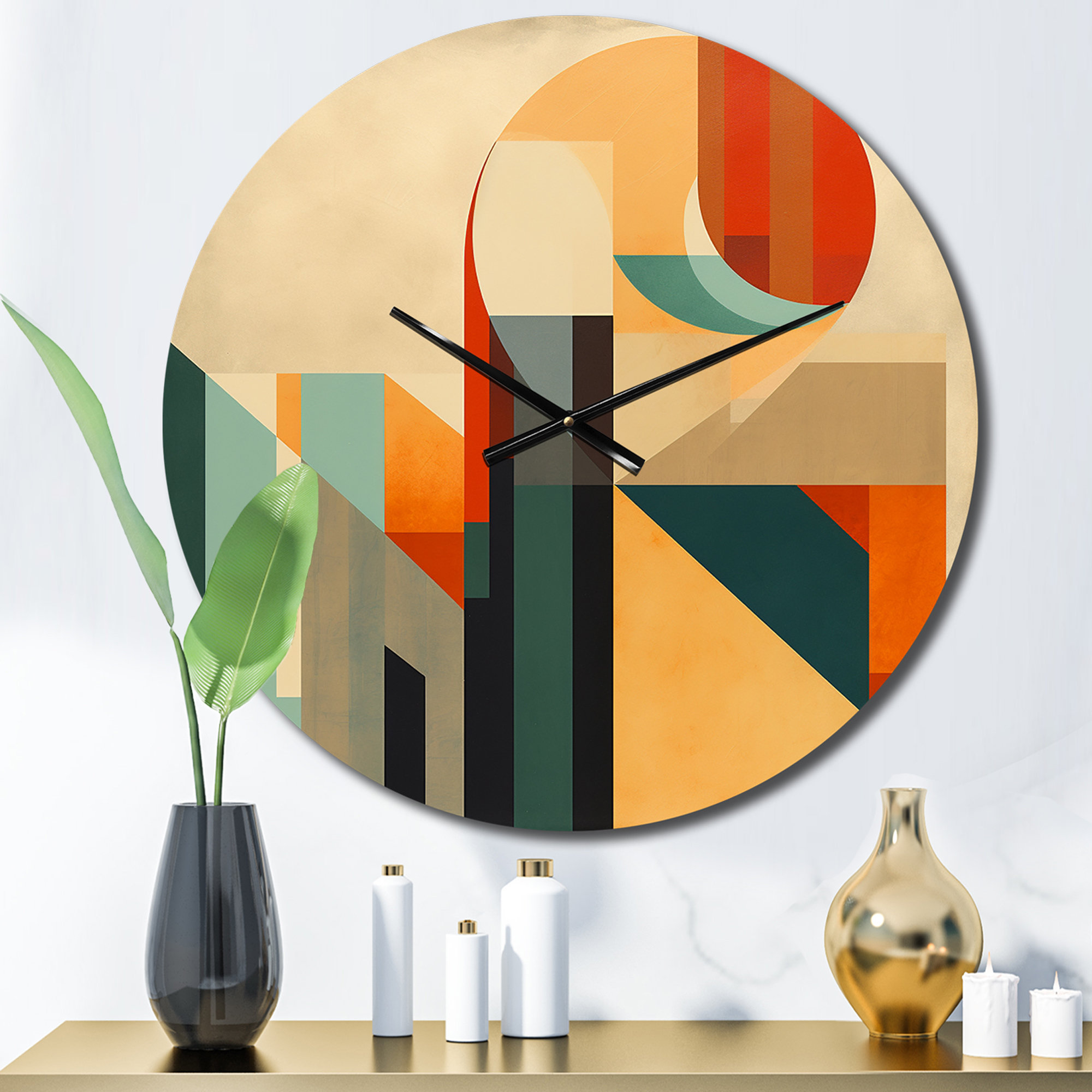 Design Art Full Moon Symphony Midcentury Abstract I - Modern Midcentury ...