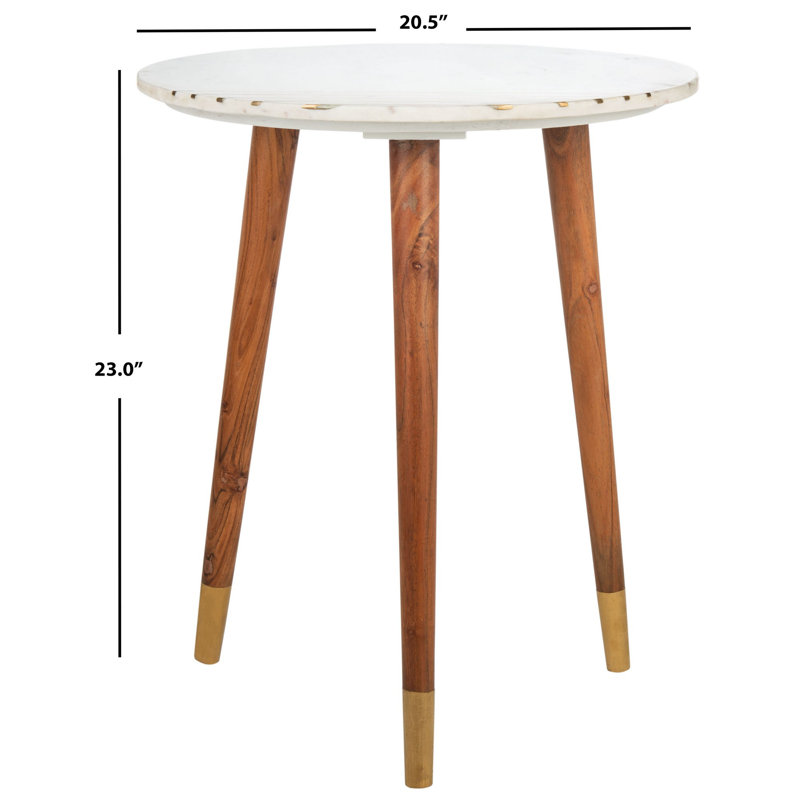 Wrought Studio™ Leatrice 3 Leg End Table & Reviews | Wayfair