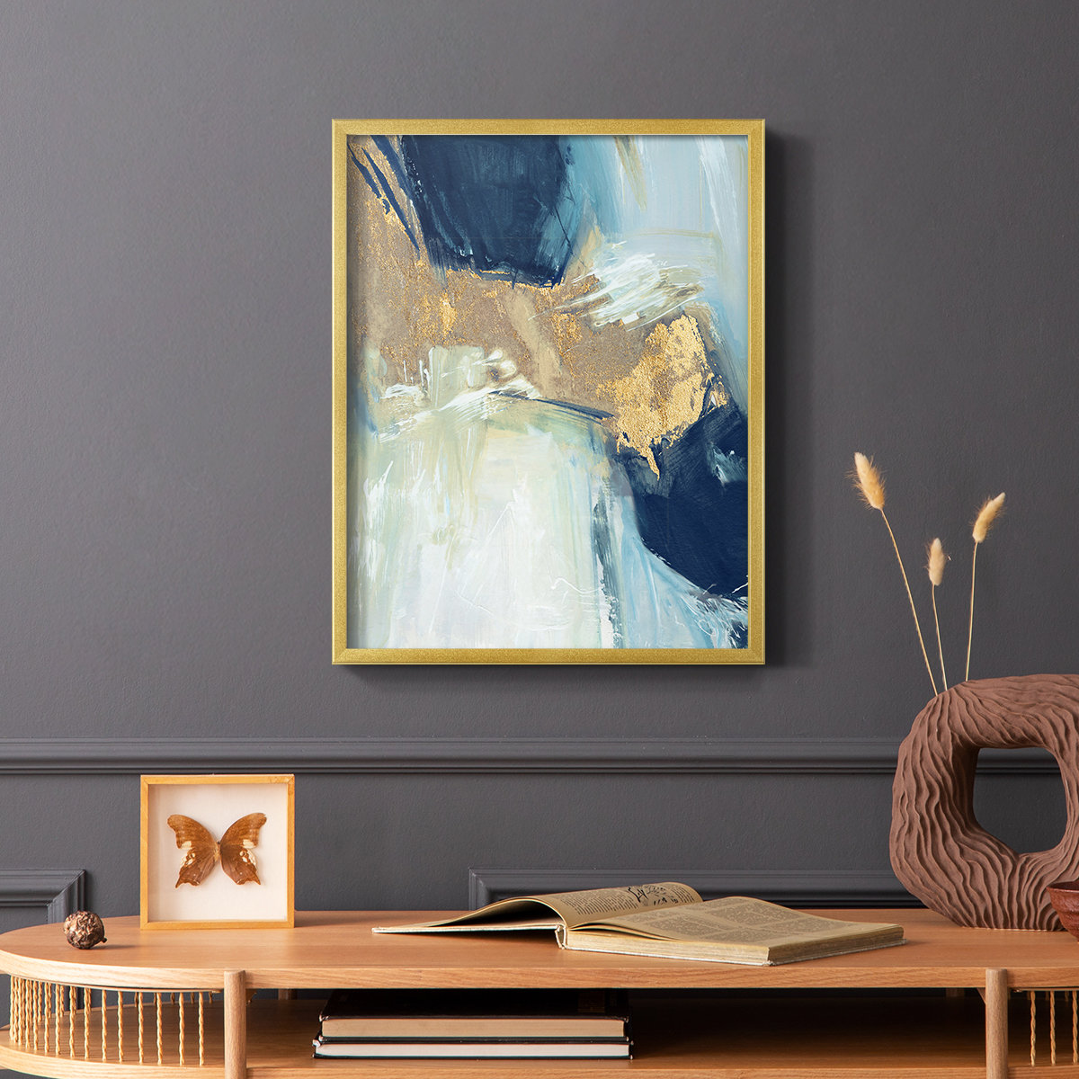 Wrought Studio™ Saturated Shells II Framed Print - Solid Wood | Wayfair