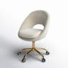 Etta Avenue™ Doreen Velvet Modern Task Chair with Ergonomic Design ...