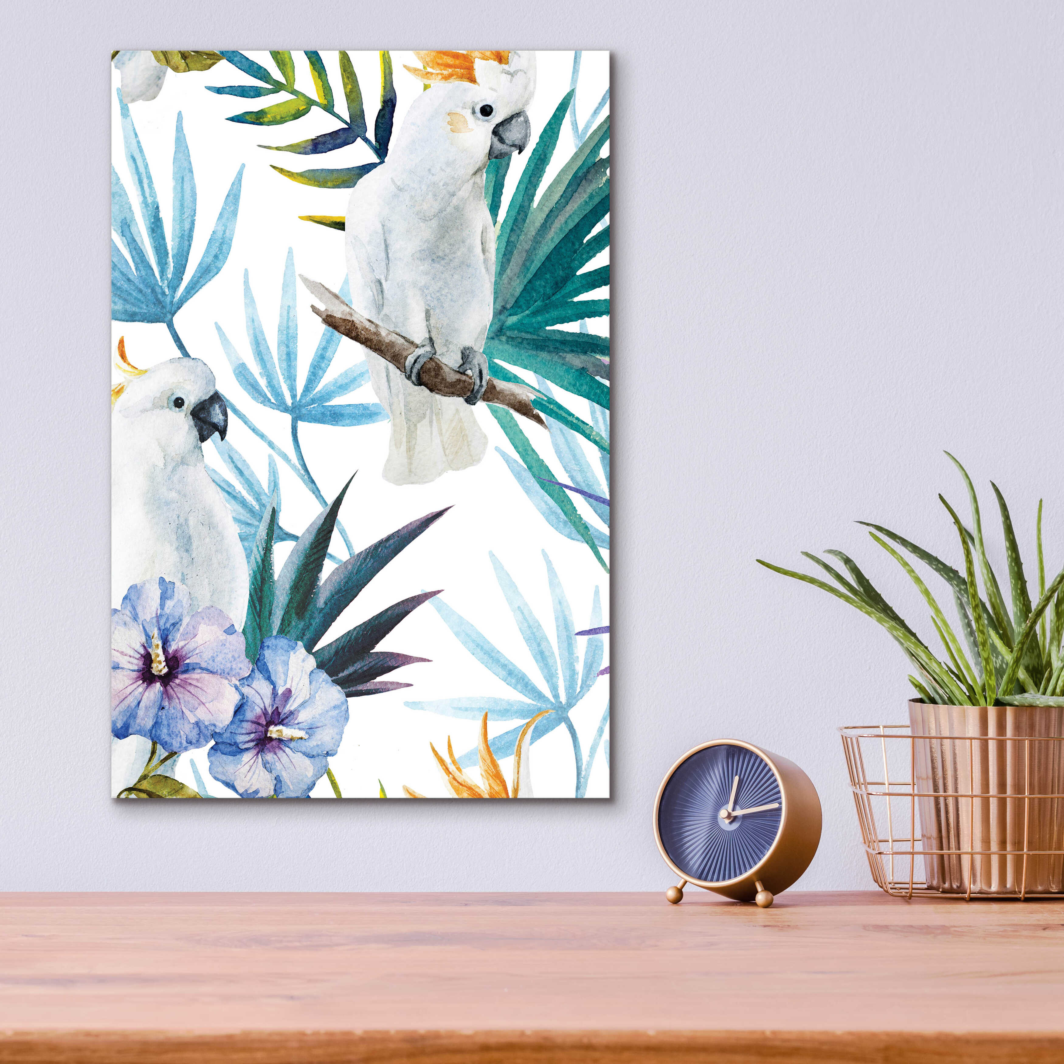 Bay Isle Home Epic Art 'Cockatoo' By Incado, Acrylic Glass Wall ...