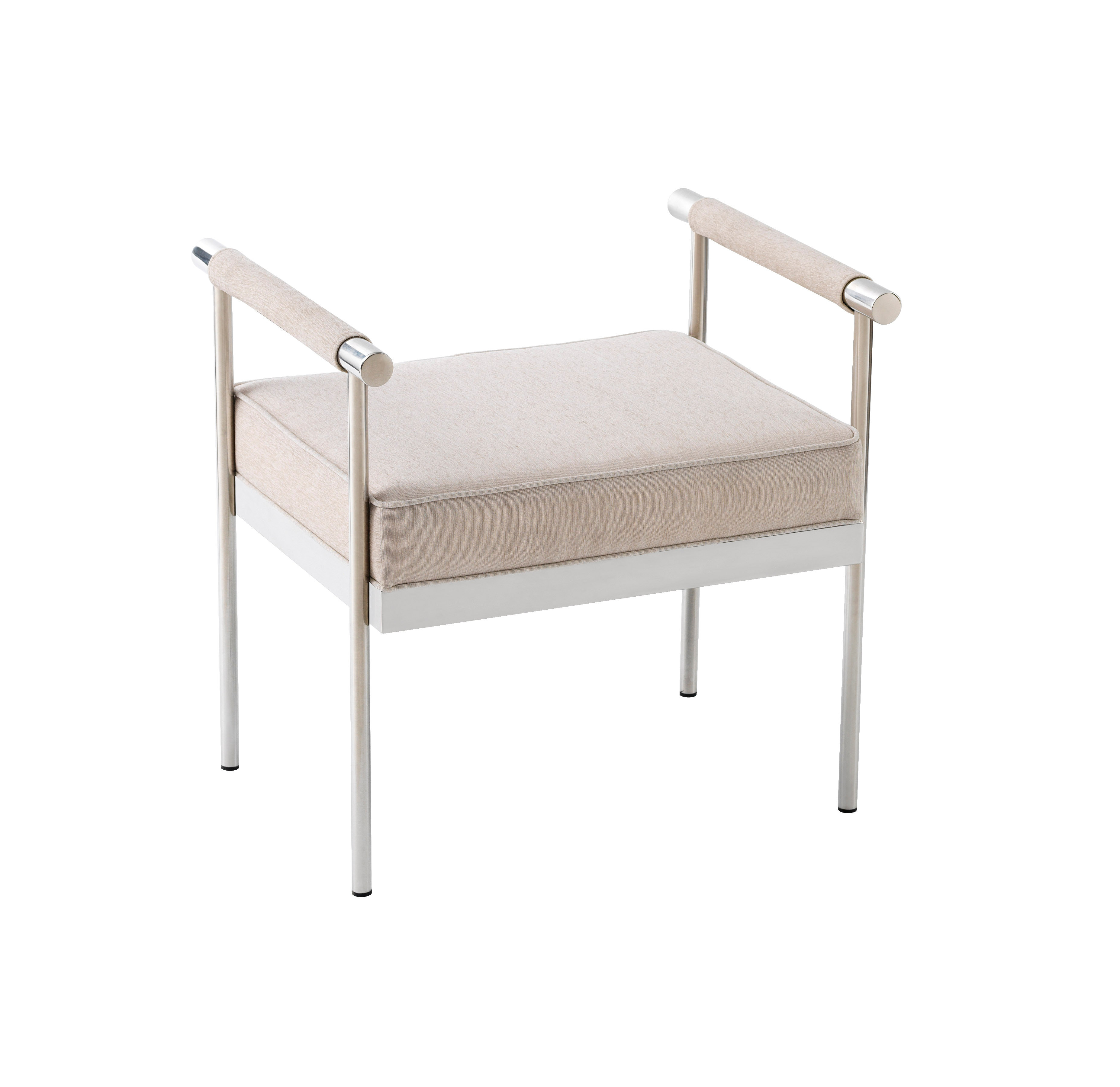 TOV Furniture Denise Cream Boucle Bench | Wayfair