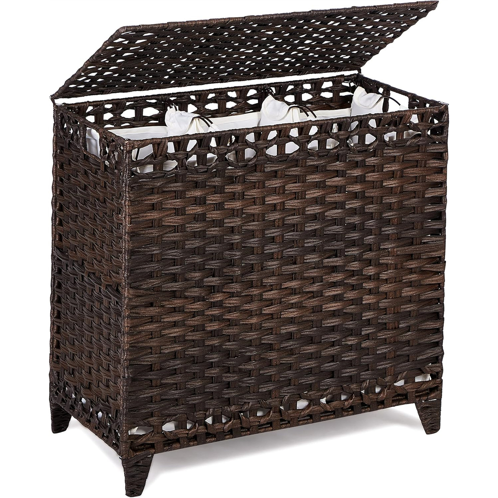 Winston Porter Laundry Basket, Removable Laundry Bin, Woven Basket ...