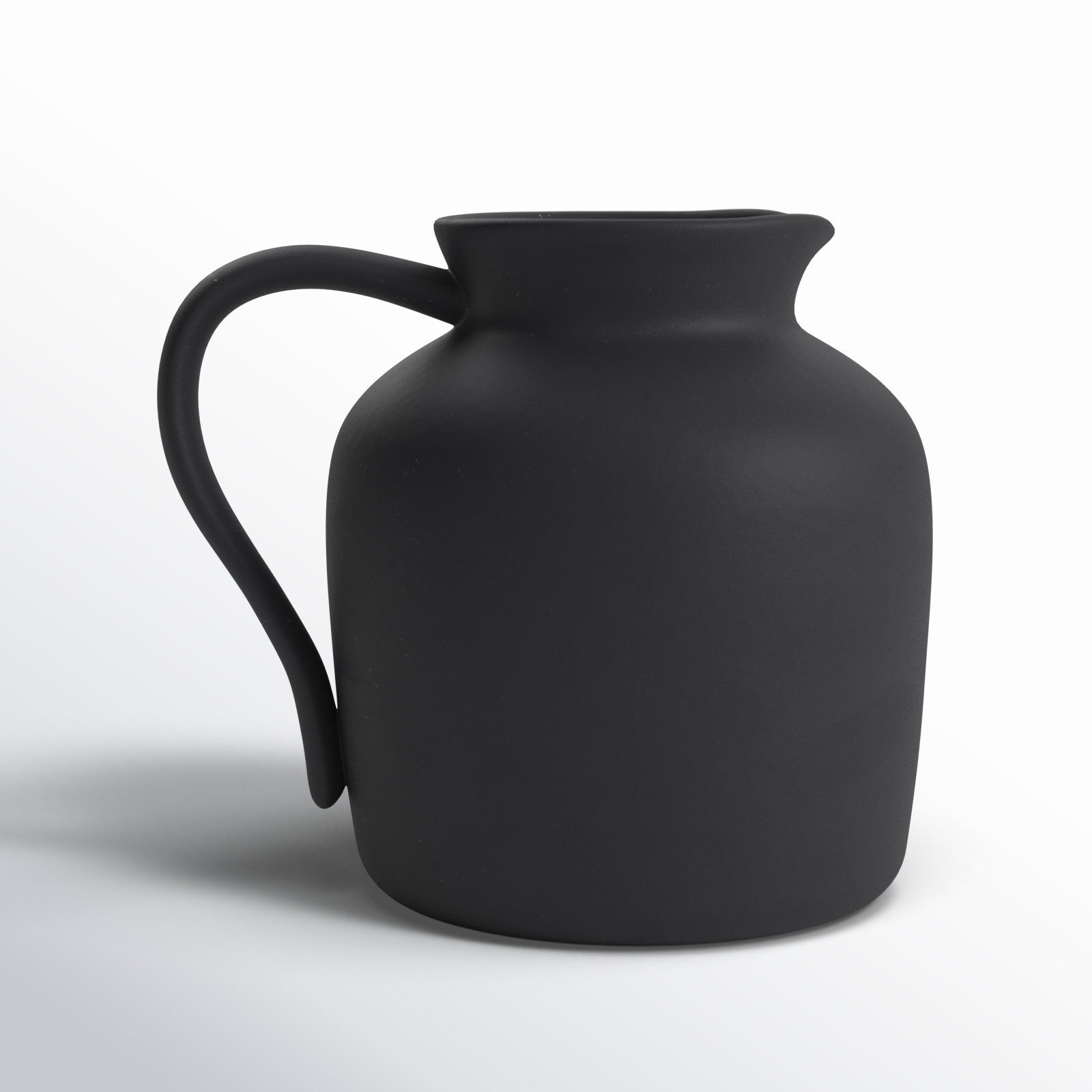 Birch Lane™ Amhurst Ceramic Pitcher Vase Contemporary Farmhouse ...