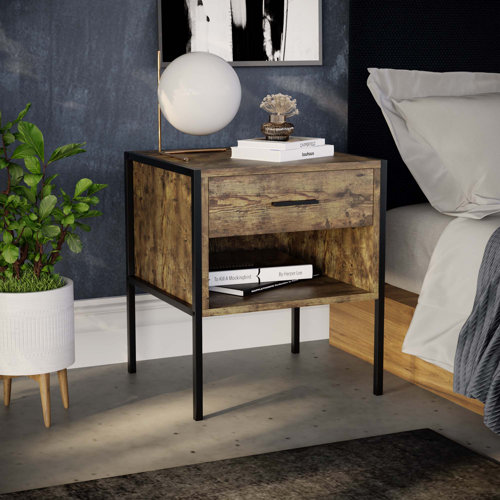 Metal Frame Bedside Tables You'll Love | Wayfair.co.uk