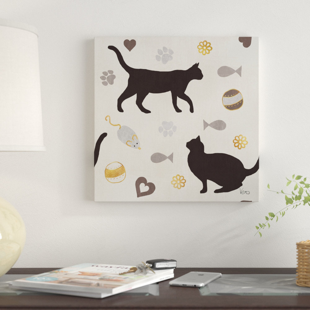 Winston Porter 'Otomi Cats Step 04A Neutral' Graphic Art Print on ...