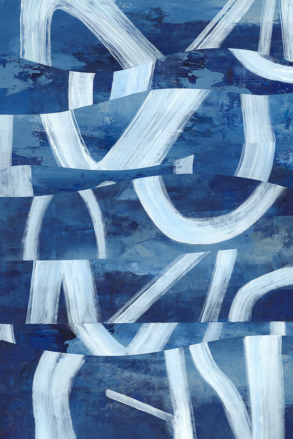 Chelsea Art Studio Richard Ryder " Collage In Blue " by Richard Ryder ...