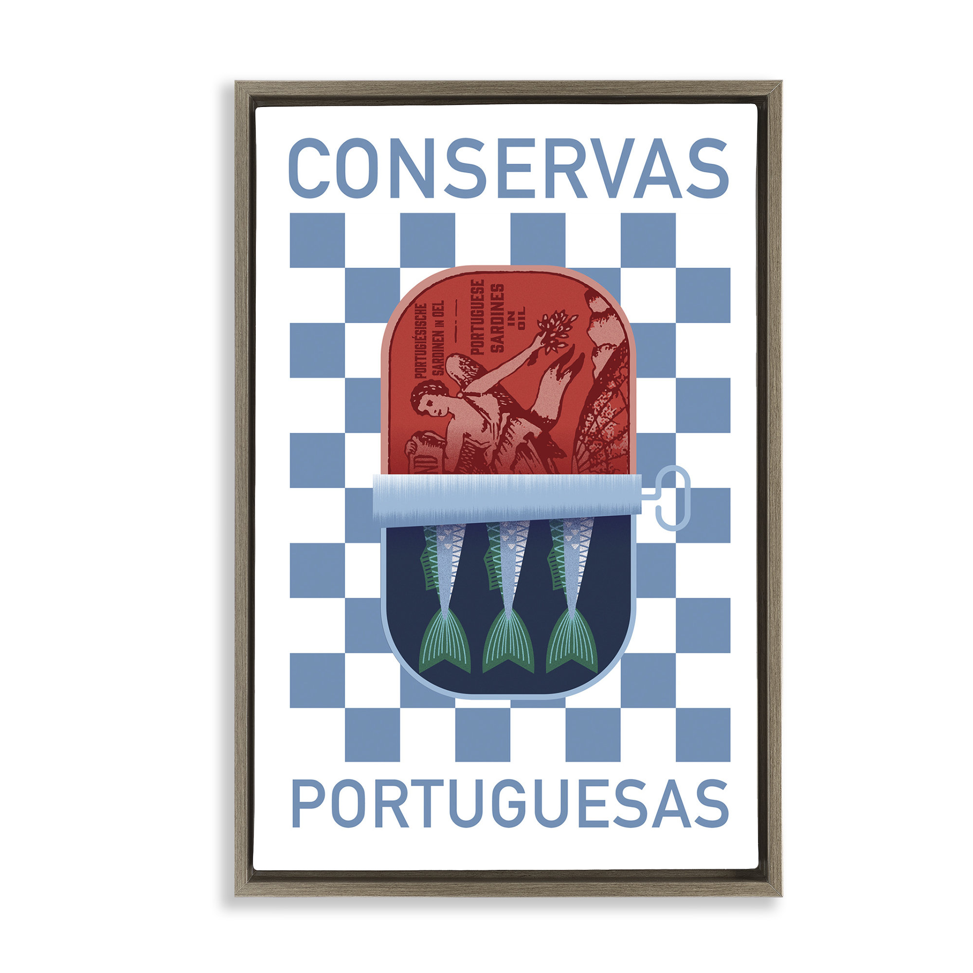 Lark Manor™ Portuguese Canned Fish Framed Floater Canvas by Victoria ...