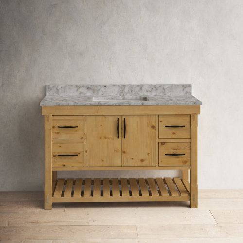 Light Wood Bathroom Vanities You'll Love | Wayfair