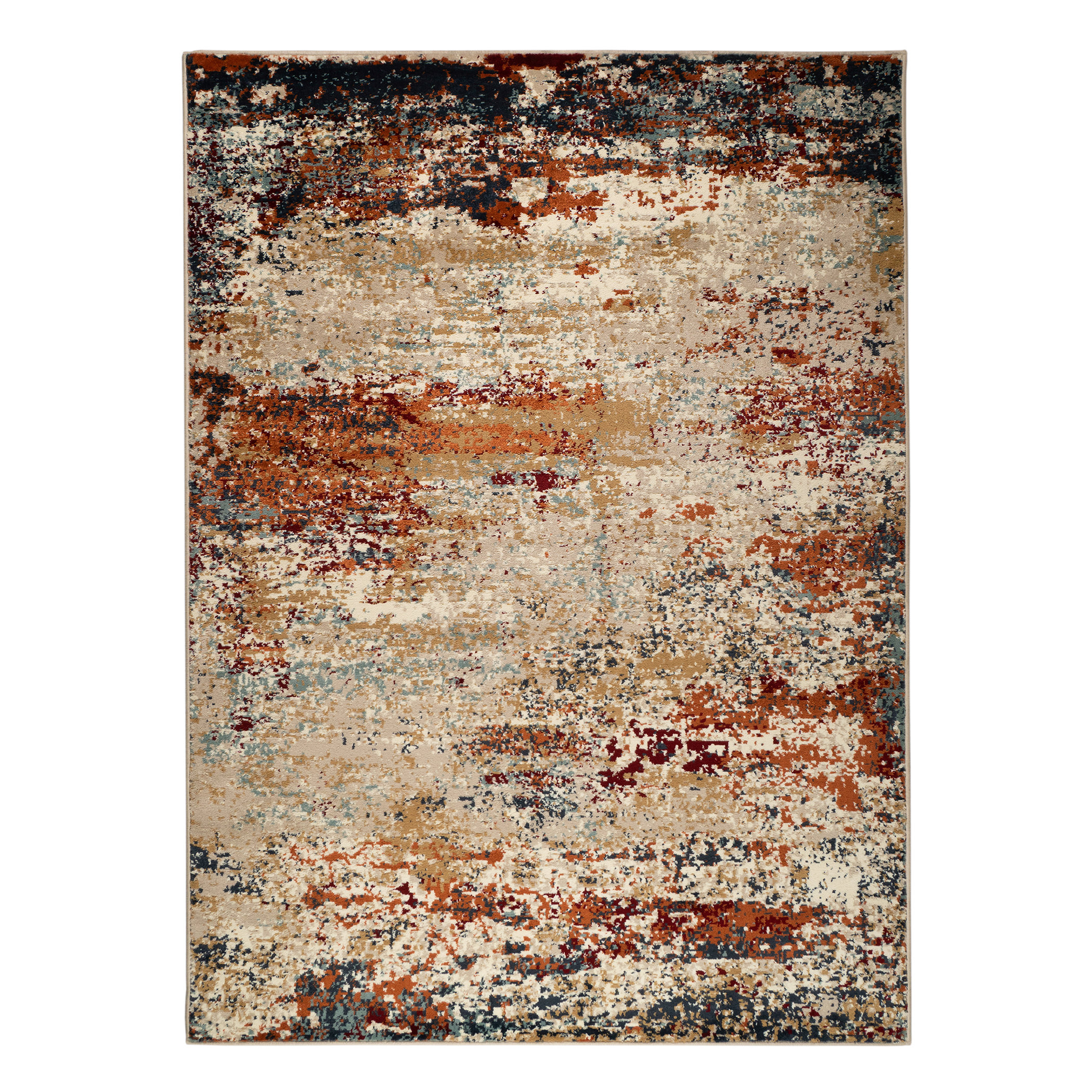 Williston Forge Beachley Abstract Orange Area Rug & Reviews | Wayfair