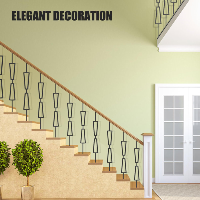 BTERAZ Iron Balusters 10 Pack, Double Ladder | Wayfair