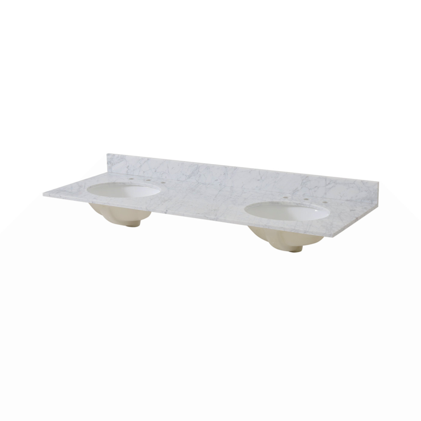 Home Decor CARARRA WHITE MARBLE VANITY TOP&CERAMIC SINK - Wayfair Canada