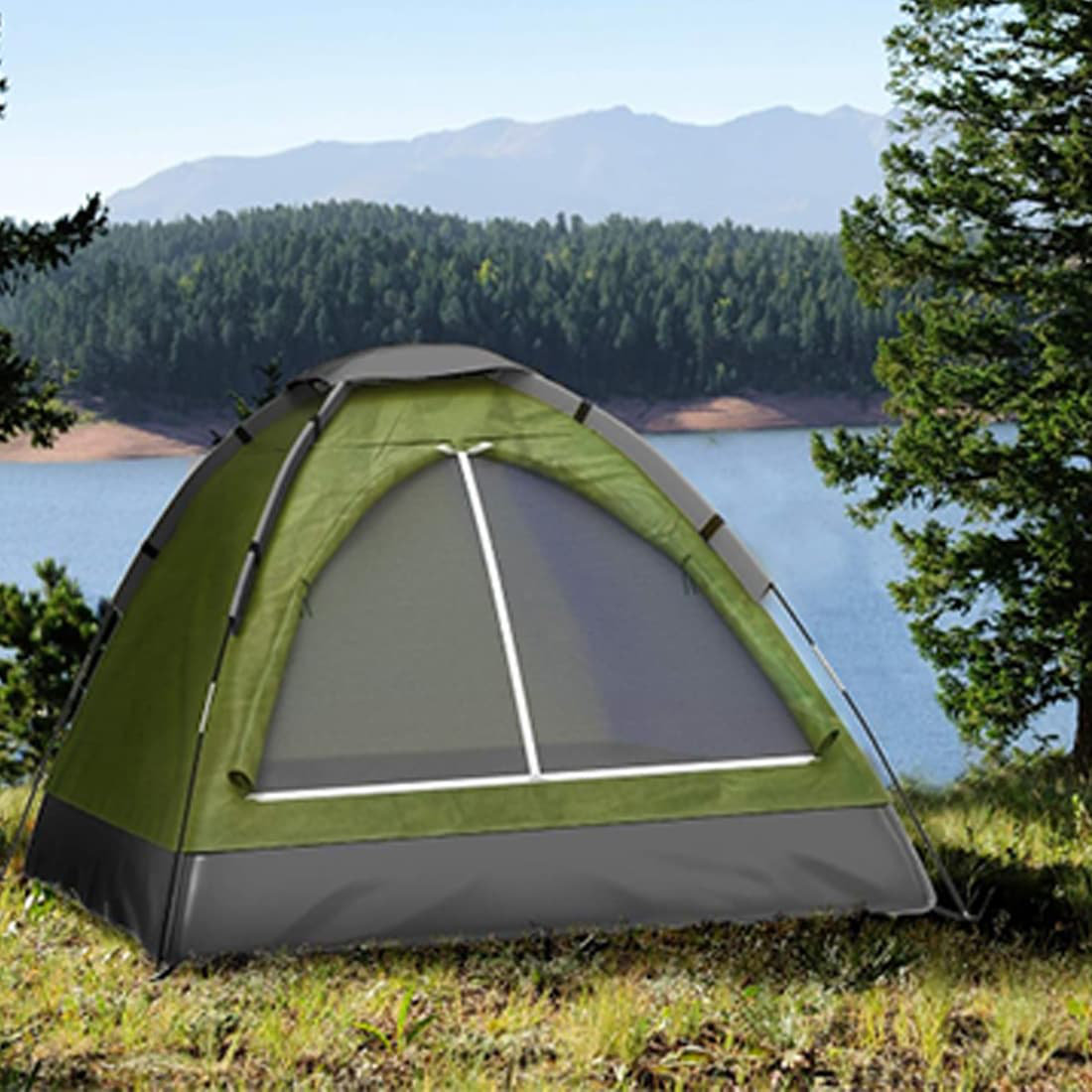 SOOTBA 2 Person Yurt, Rain Fly And Carry Bag Camping, Beach, Hiking ...