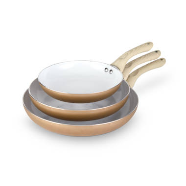 Art And Cook Aluminum Non Stick 8'' Frying Pan Set & Reviews | Wayfair