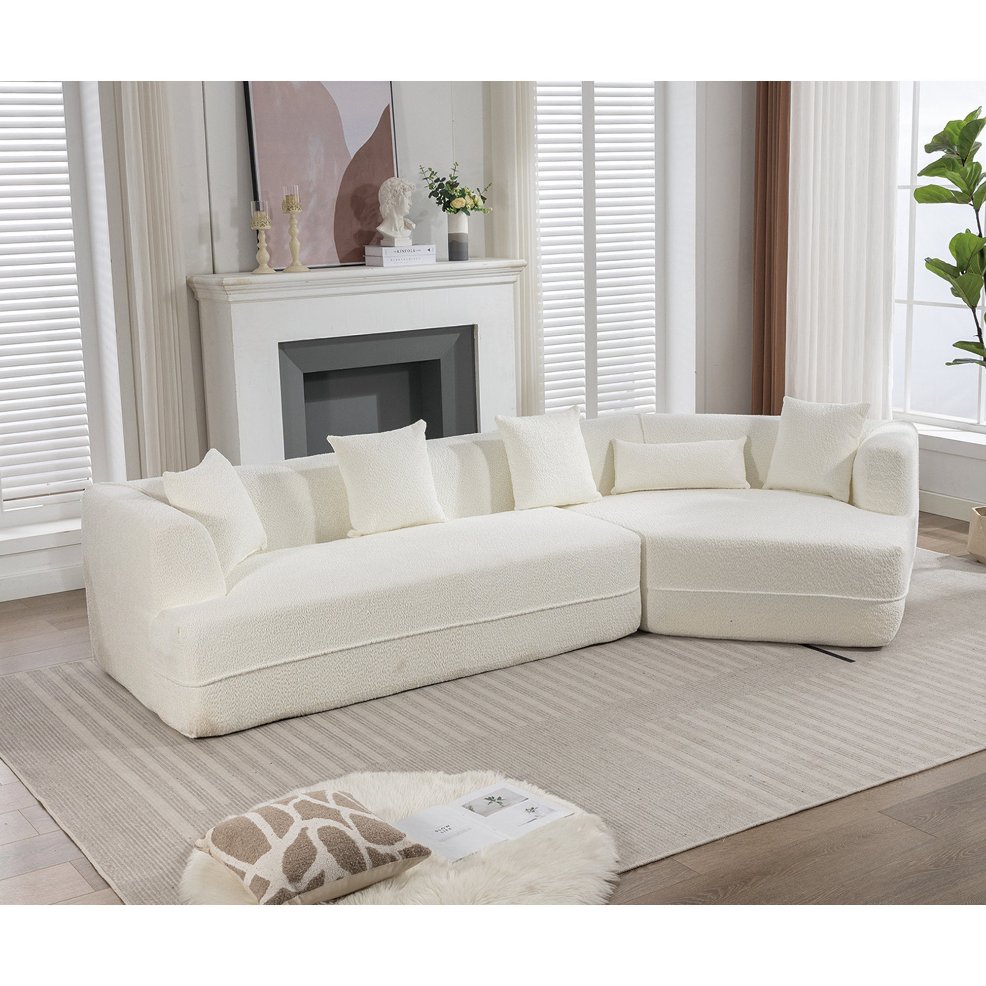 Ivy Bronx Omyra Flared Arms Modular Sofa | Wayfair