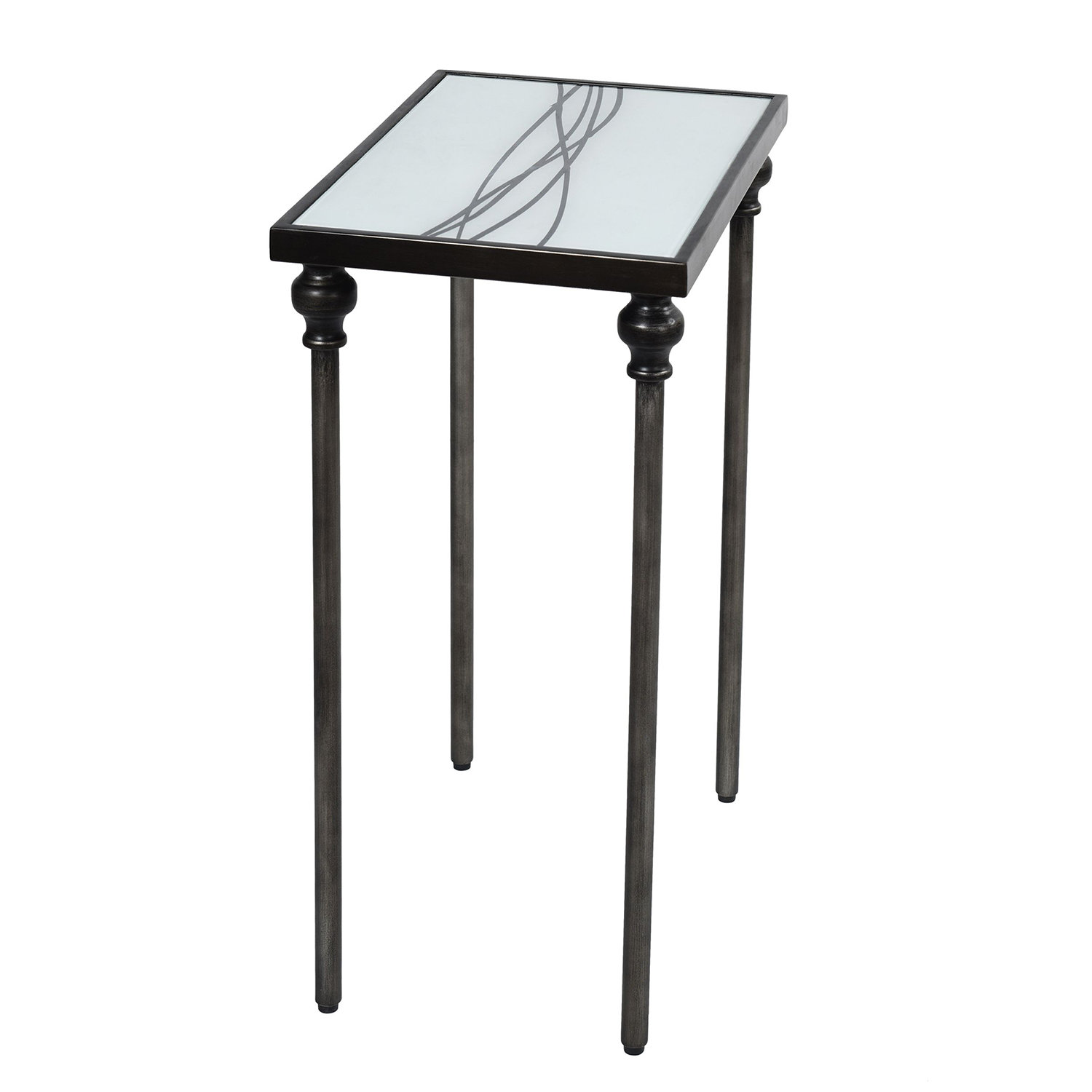 StyleCraft Home Austin Allen James - Side Table - Petite Iron Frame ...