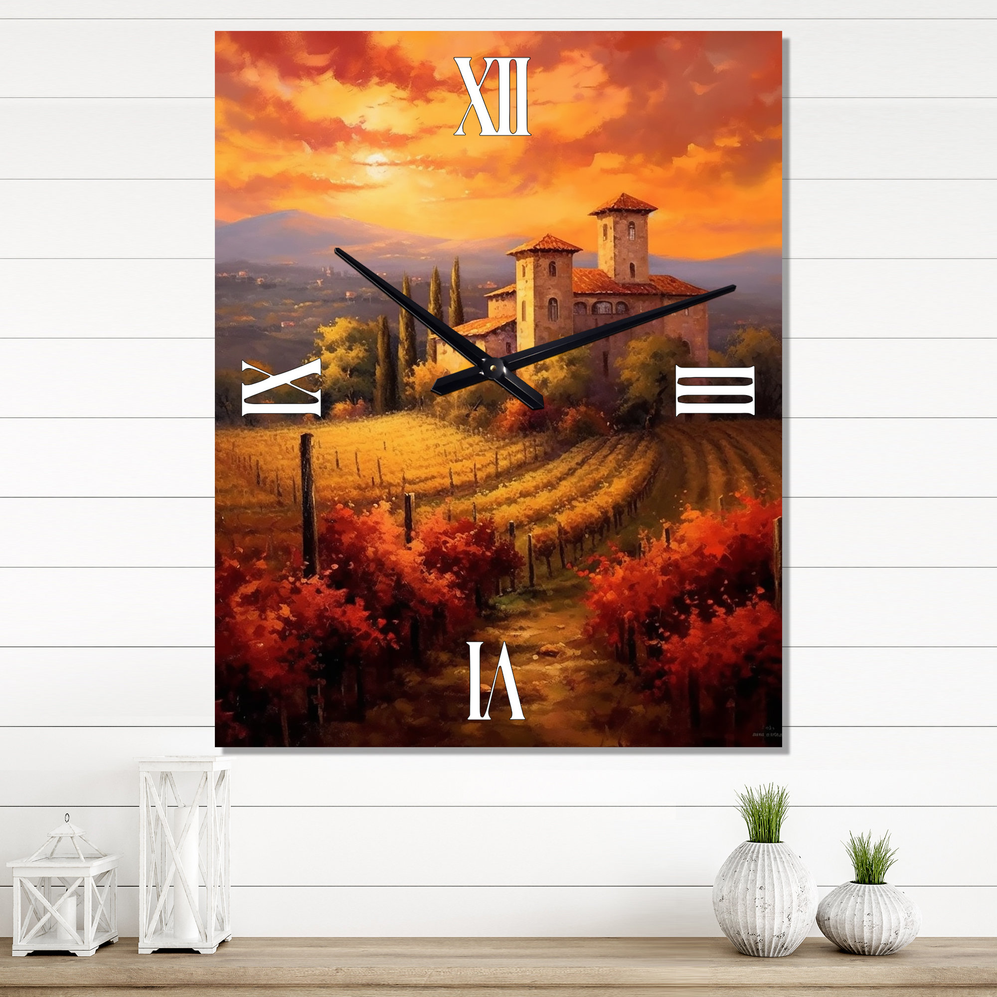 Latitude Run® Beautiful Sunset Castle In Italian Vineyard I - Castles ...