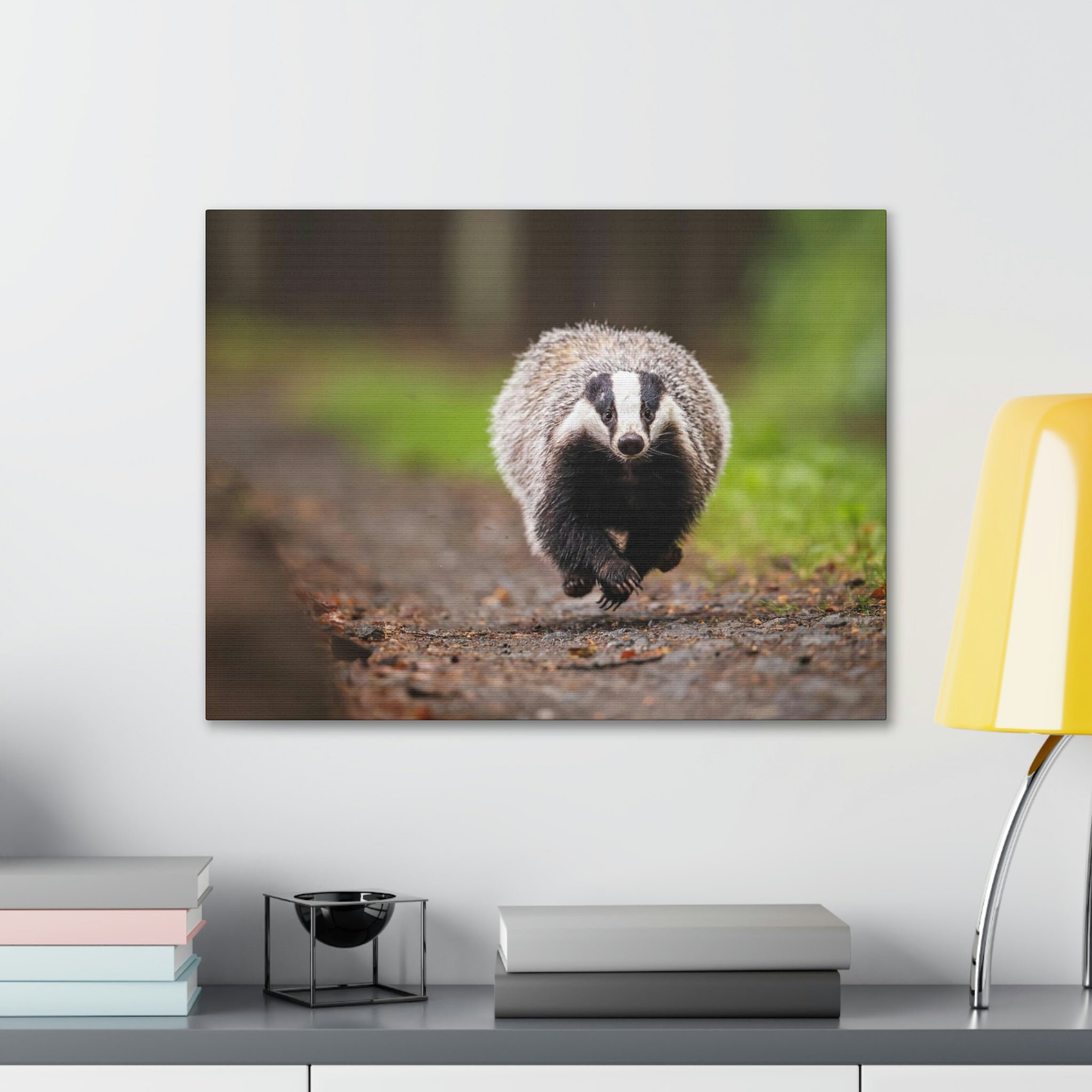 Latitude Run® Badger Hunting Badger on Hunt Print Animal Wall Art | Wayfair