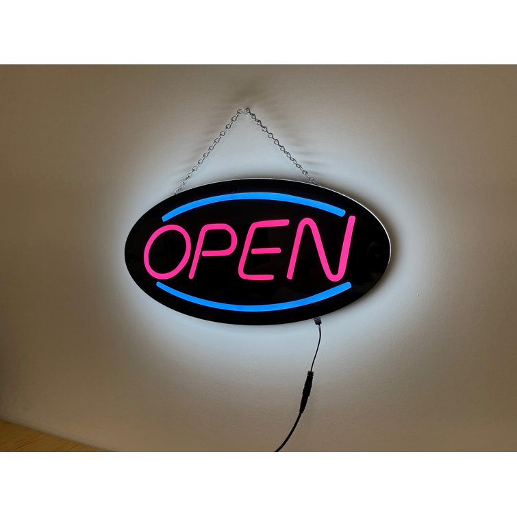 Porta-Trace Led Open Sign - Oval | Wayfair