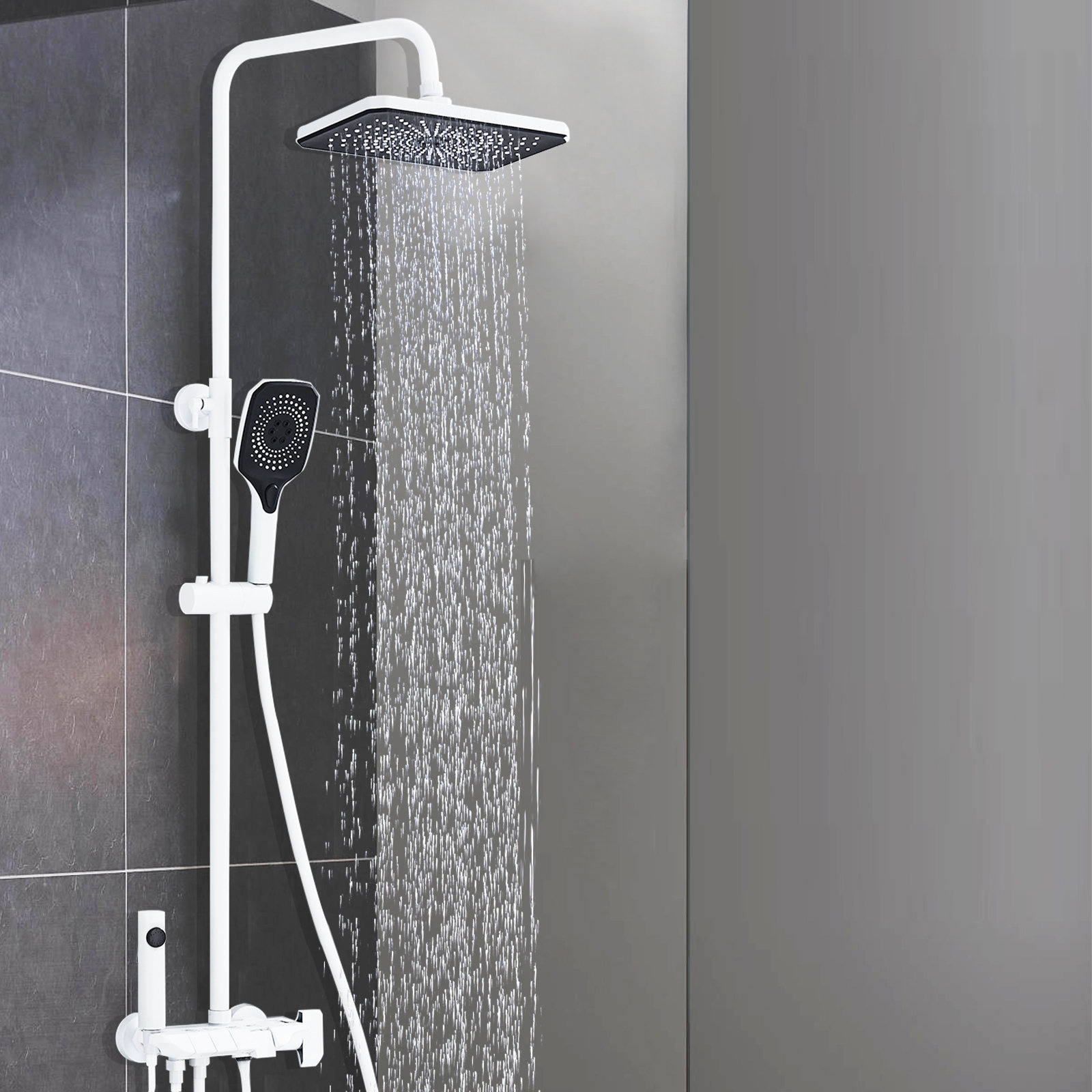 Senlesen Pressure-Balanced (Temperature And Volume) Shower Faucet with ...