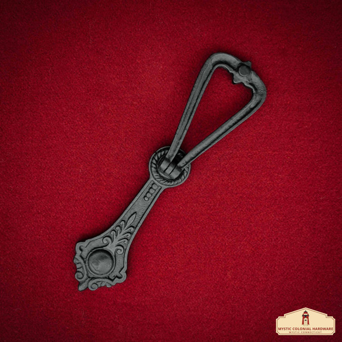 Mystic Colonial Hardware Sakega Black Cast Iron Georgian Twist Door ...