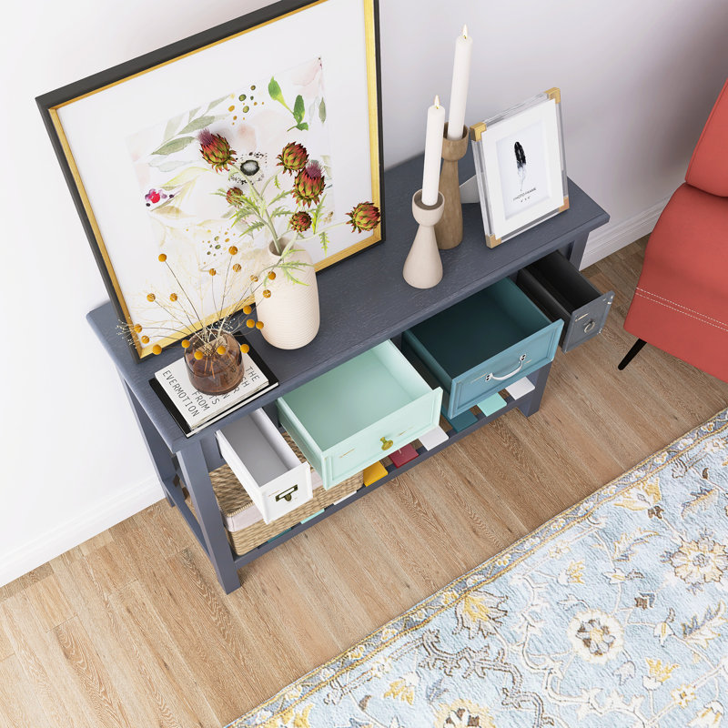 Breakwater Bay 40" Console Table With 4 Drawers | Wayfair