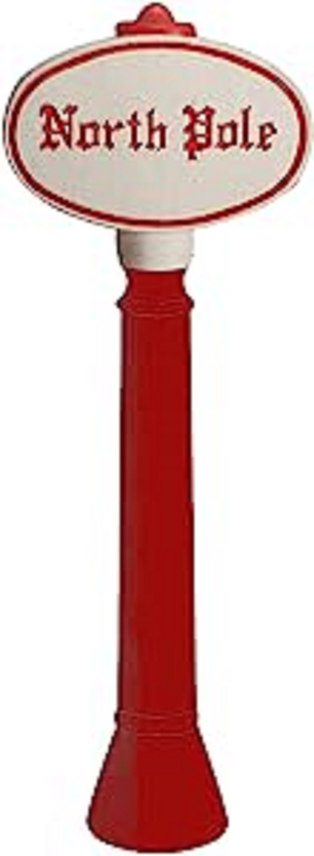 The Holiday Aisle® PMU Christmas Light-Up North Pole Sign-Plastic Blow ...