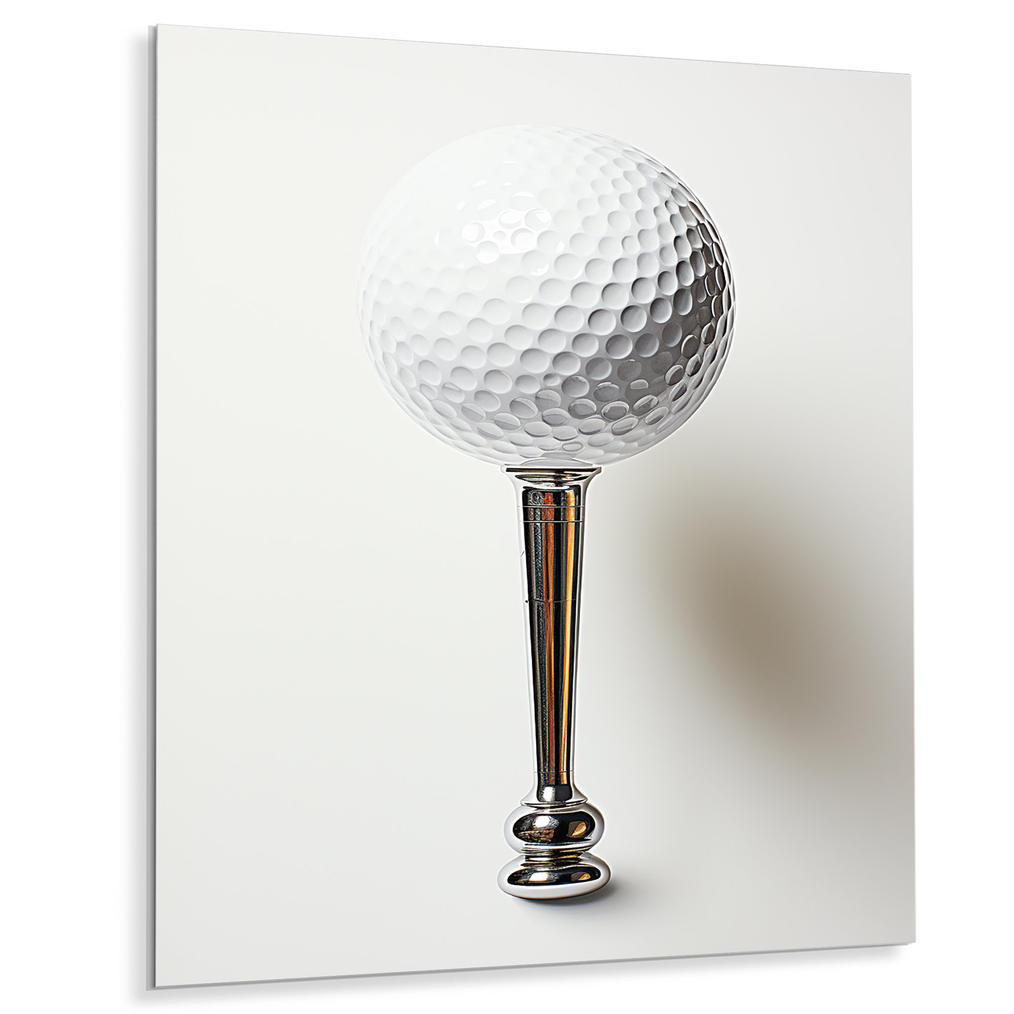 Ebern Designs Minimalism Golf Tees X - Golf Metal Wall Art Prints | Wayfair