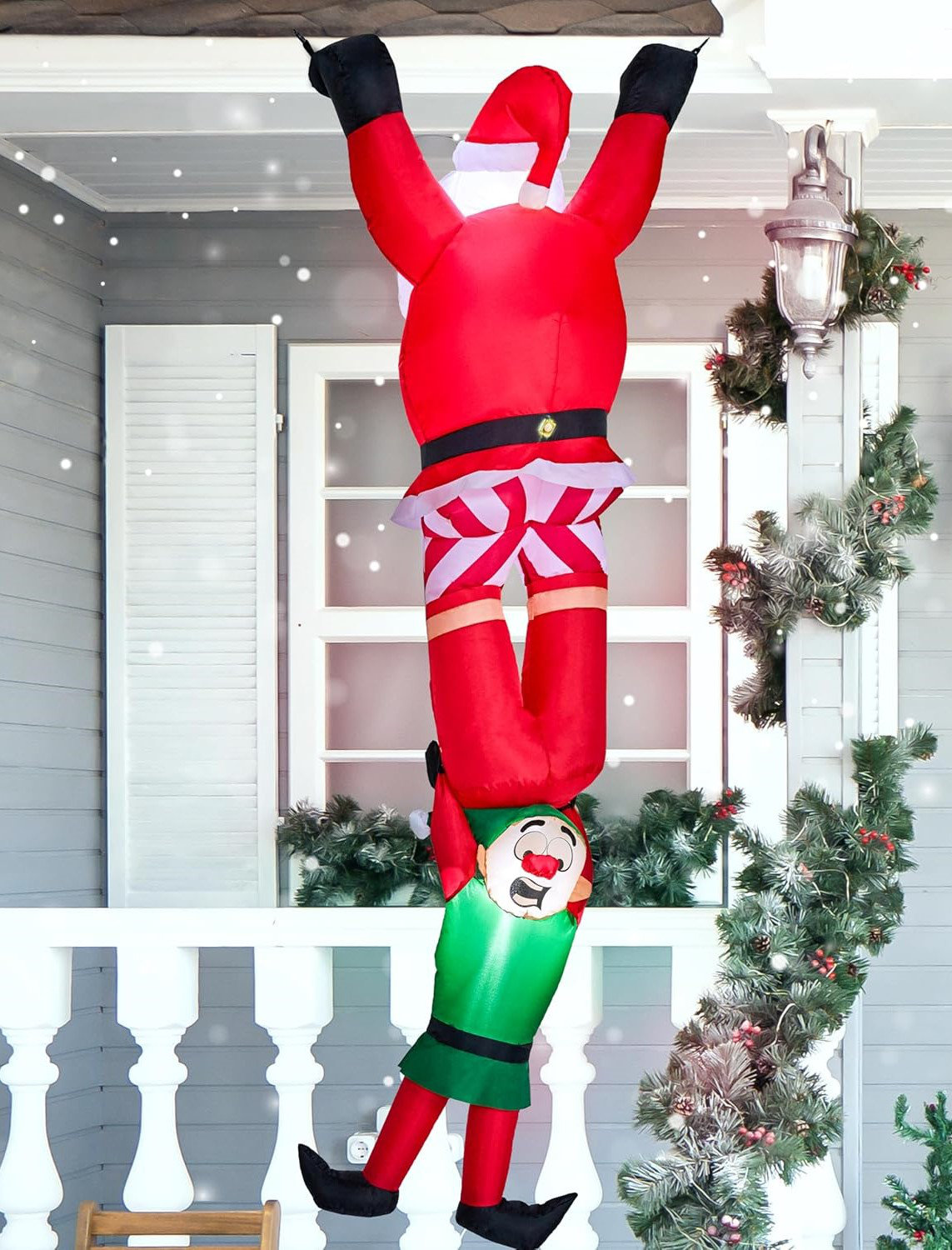The Holiday Aisle® The 8 FT Hanging Christmas Inflatables Decoration ...