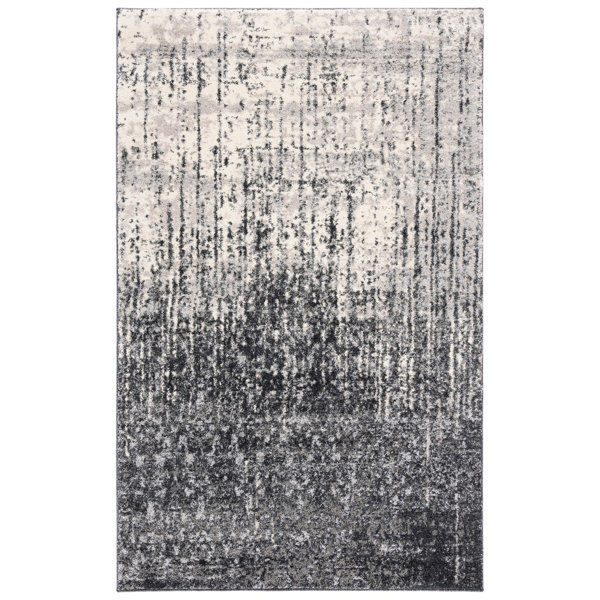 17 Stories Hatsuye Retro Performance Abstract Rug & Reviews | Wayfair