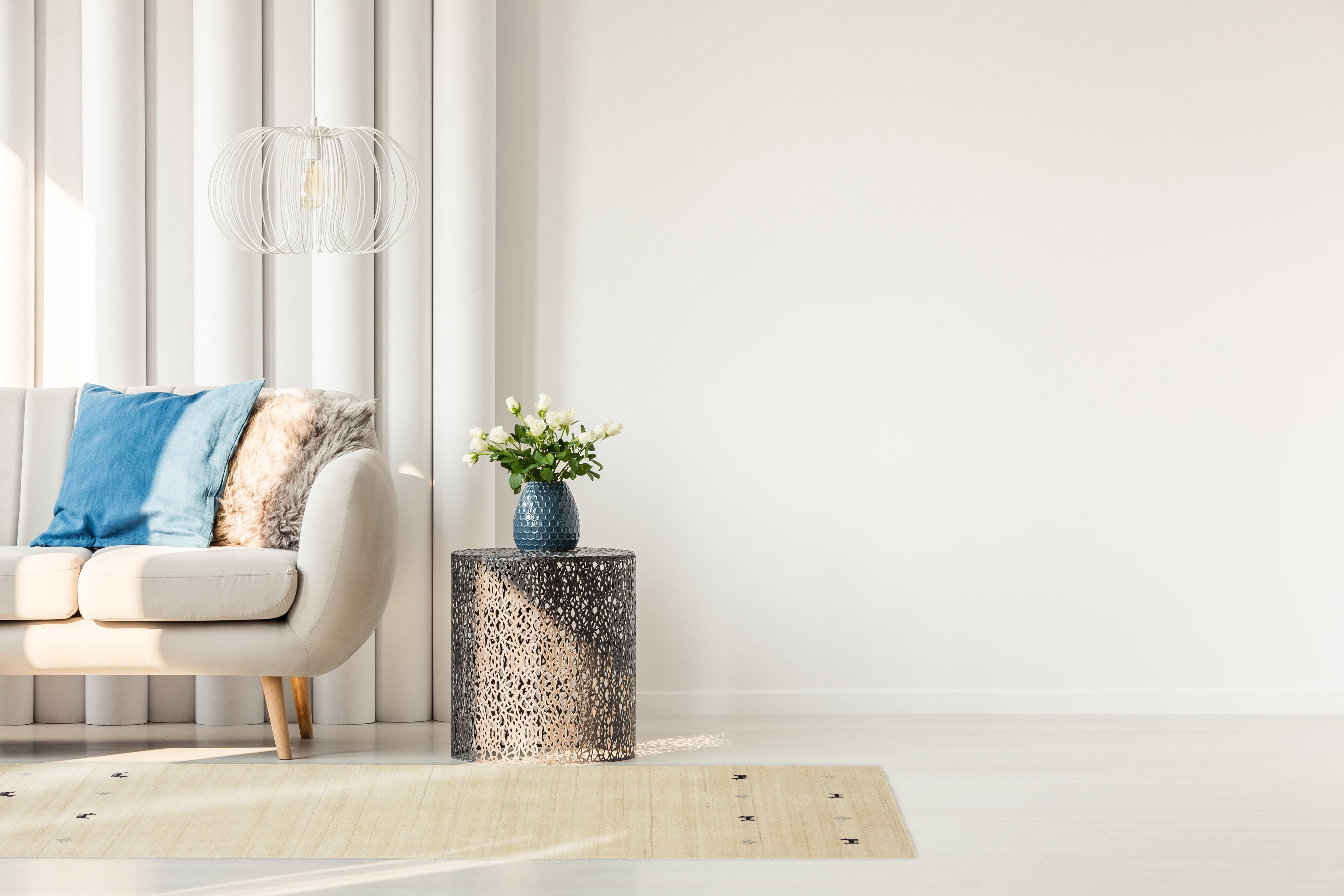 Carpetfine Handwoven Wool Gabbeh Uni White Rug & Reviews | Wayfair.ie