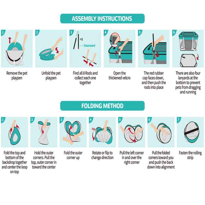 Tucker Murphy Pet™ Dalaney Playpen with Portable | Wayfair