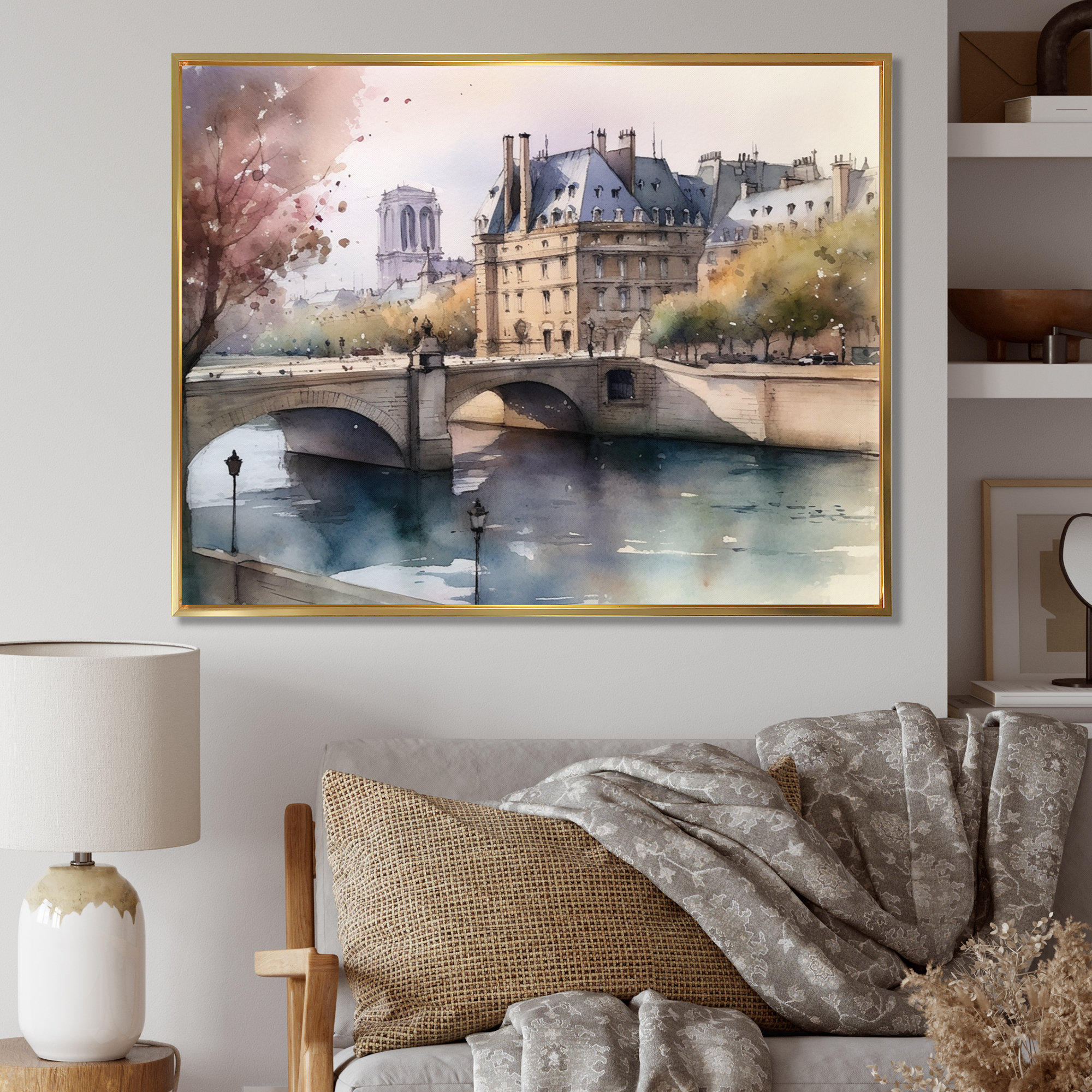 Red Barrel Studio® " Watercolor Of Paris France IV " | Wayfair