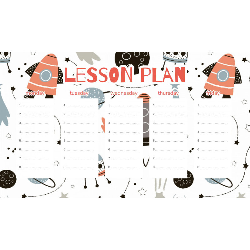 Wallvy Magnetic Lesson Plan Cosmic Adventure for Kids | Wayfair.co.uk
