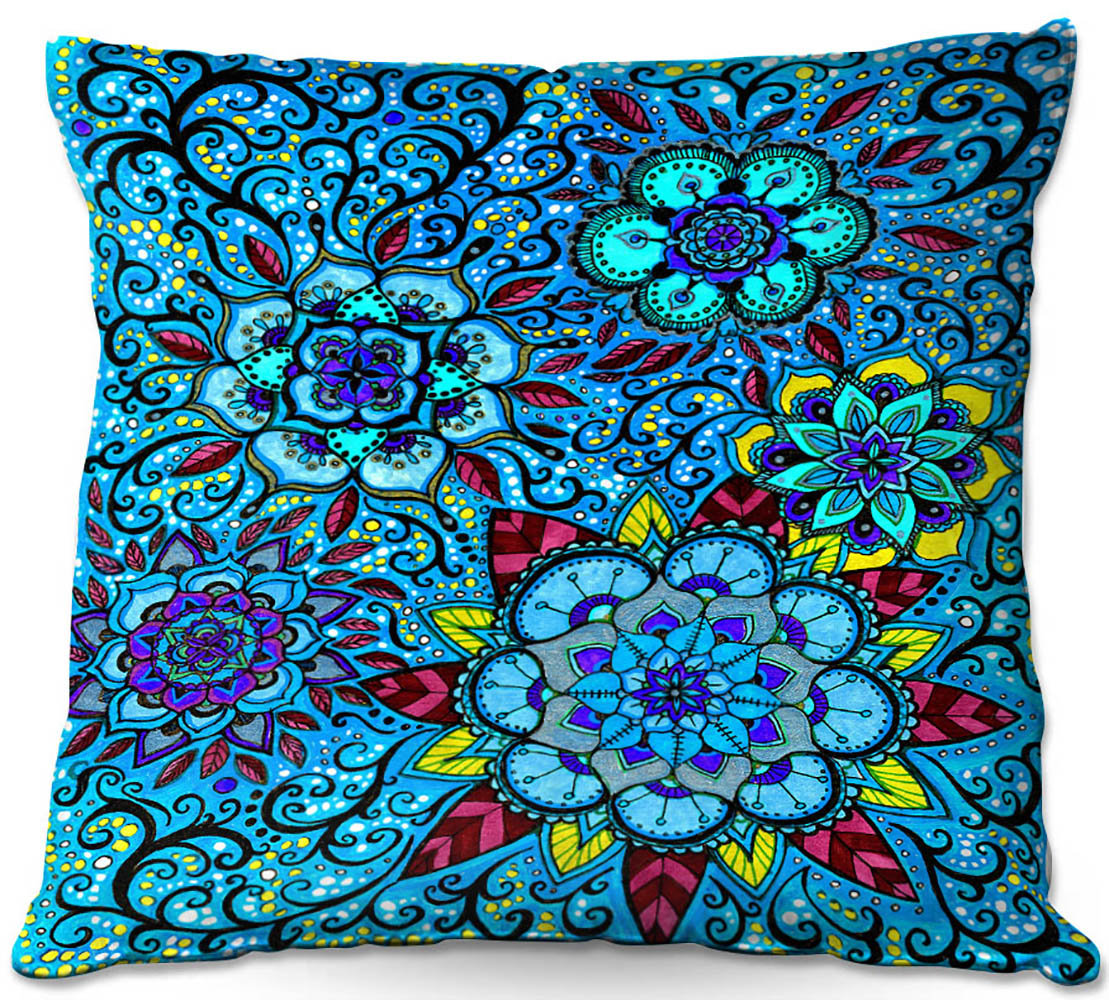 DiaNoche Designs Couch Mandalas Throw Pillow | Wayfair