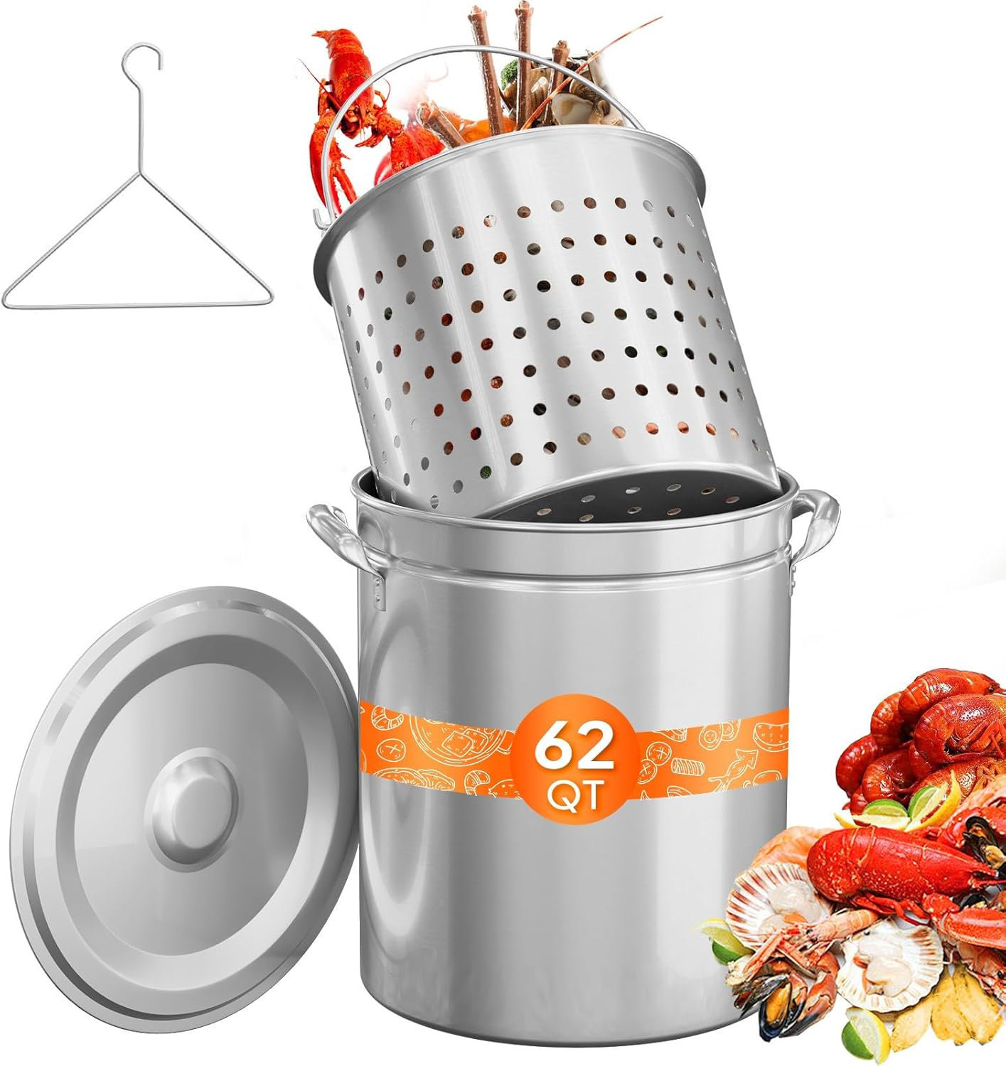 Winado Stainless Steel Seafood Boil Pot | Wayfair