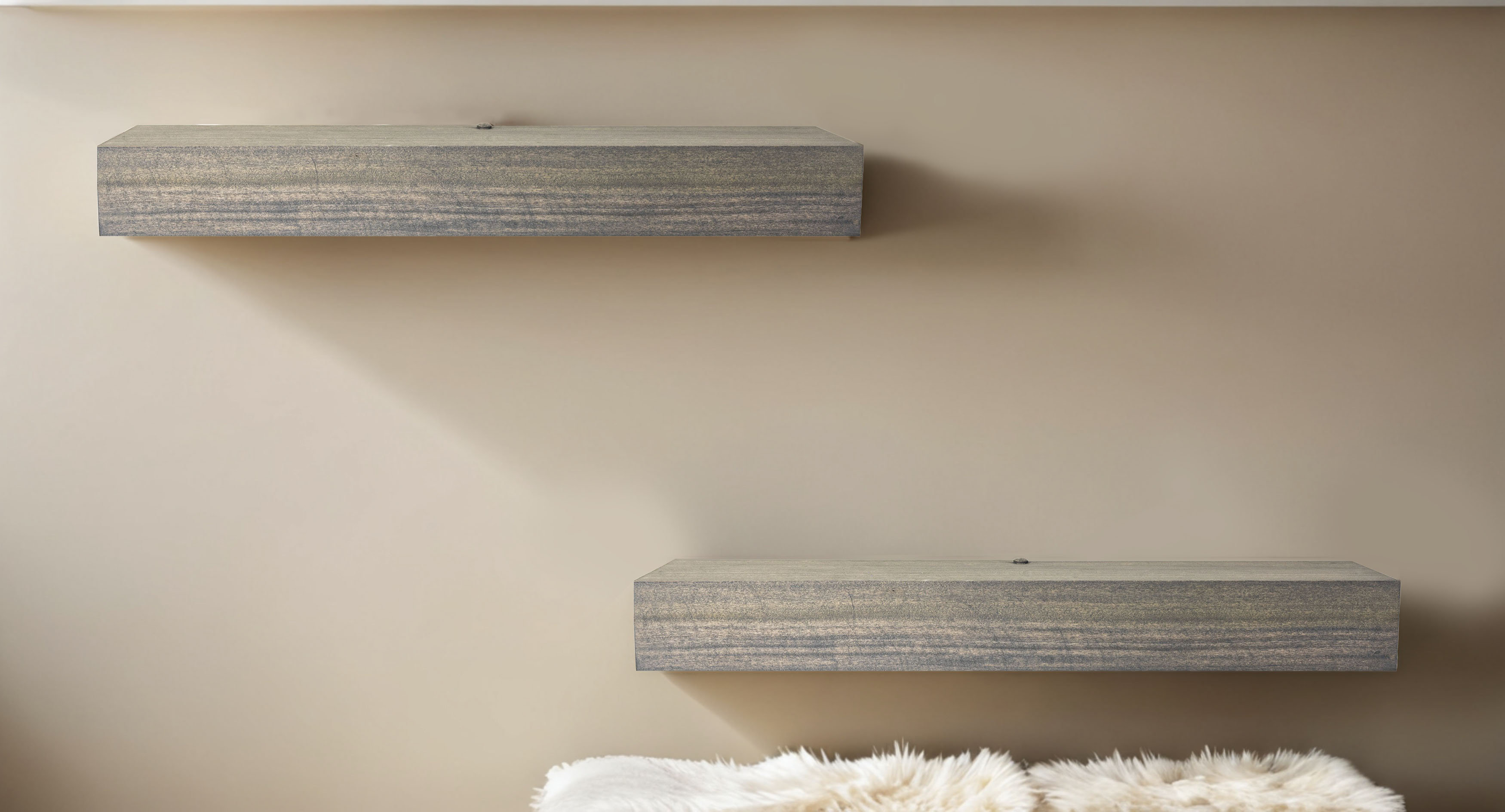 Loon Peak Rayne Poplar Floating Shelves - Wayfair Canada