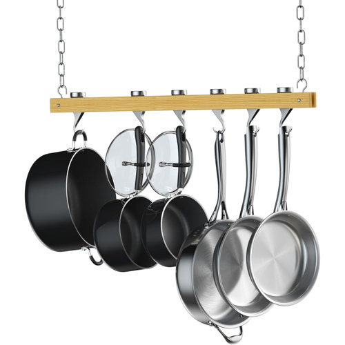 Wood Pot Racks You'll Love | Wayfair