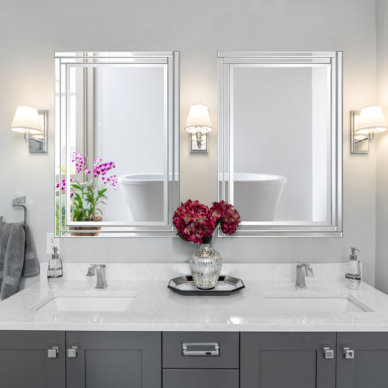 Ebern Designs Rectangle Wall Mirror & Reviews | Wayfair